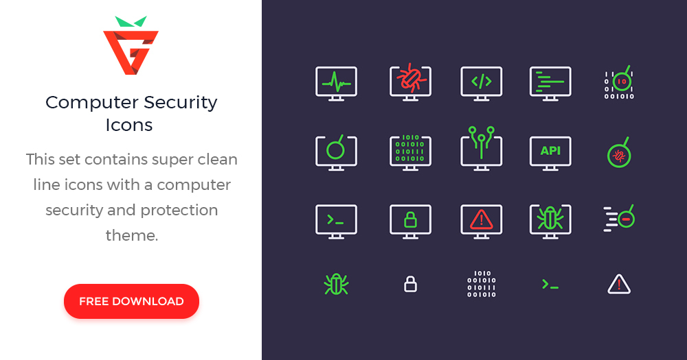 Computer Security Icons - graphberry.com