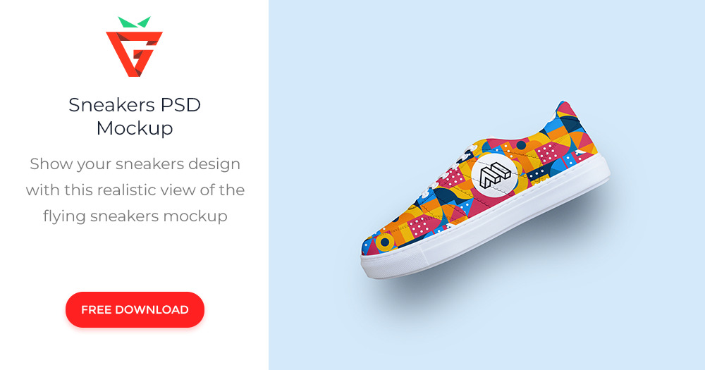 Sneakers PSD Mockup - graphberry.com