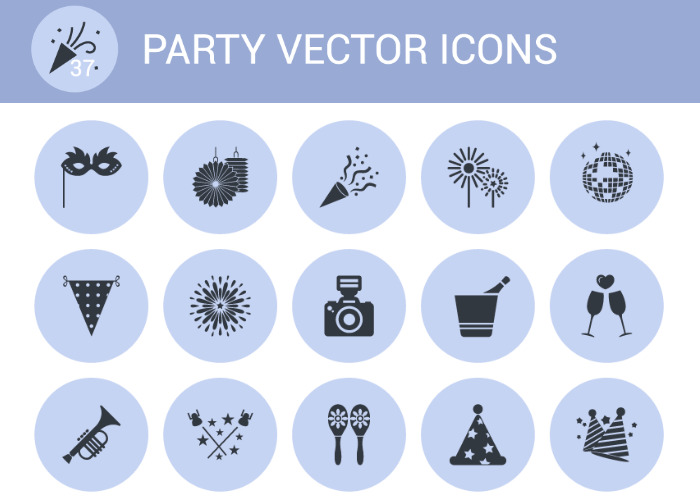 Free 37 Party Vector Icons - graphberry.com