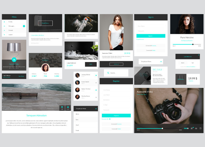 Sven - Modern PSD Ui Kit - graphberry.com